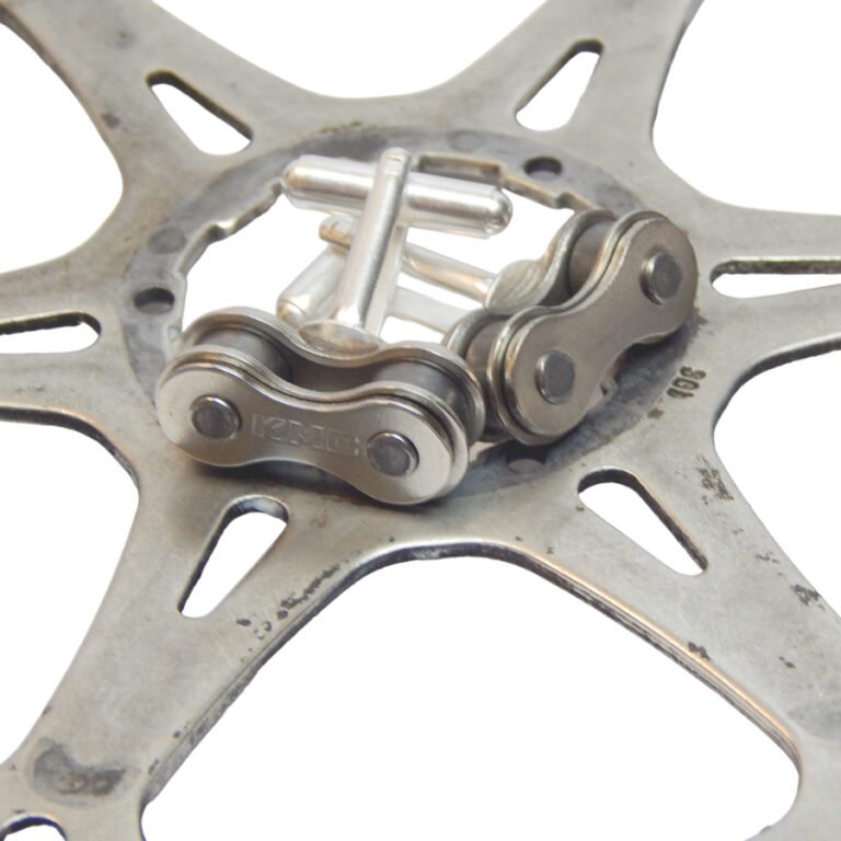 Bike Bicycle Chain Cufflinks Pair - ReCycle & BiCycle