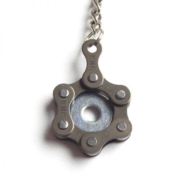 Recycled Bike Chain Keyring - ReCycle & BiCycle