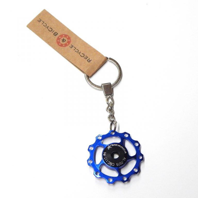 Bicycle Jockey Wheel Keyring - ReCycle & BiCycle