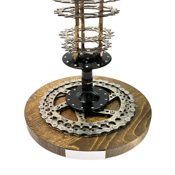 Large Recycled Bicycle Parts Cycling Trophy - ReCycle & BiCycle