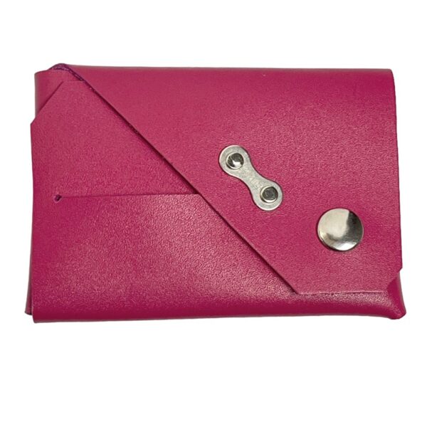 Reclaimed Leather Minimalist Cyclists Wallet - ReCycle & BiCycle