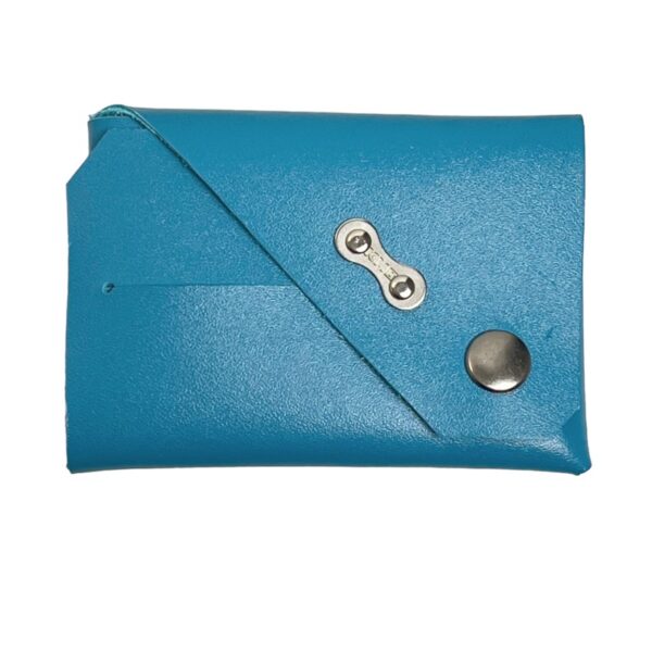 Reclaimed Leather Minimalist Cyclists Wallet - ReCycle & BiCycle